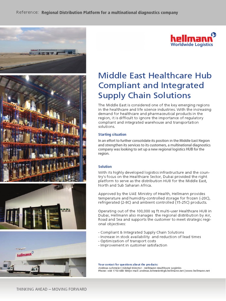 Case Study - Healthcare Logistics in The Middle East | PDF | Logistics | Supply Chain
