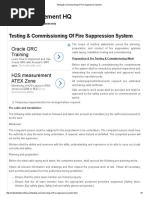 NFPA 2001 Clean Agent Testing Guide | PDF