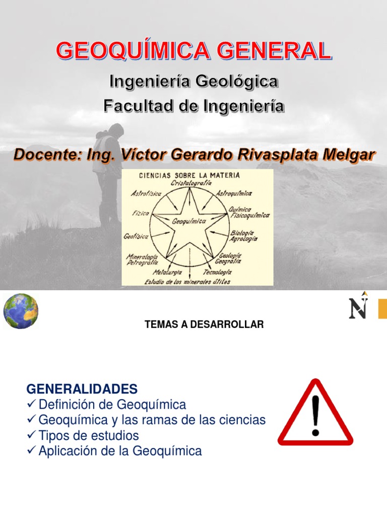 GEOQUÍMICA | Geoquímica | Geología