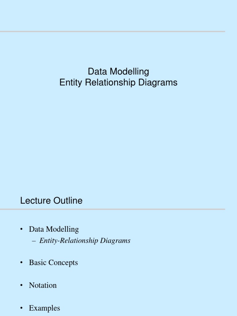 Data Modelling Using ER Diagram | PDF | Data Model | Hospital