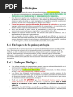 El Modelo Biologicista | PDF | Biología | Psicopatología