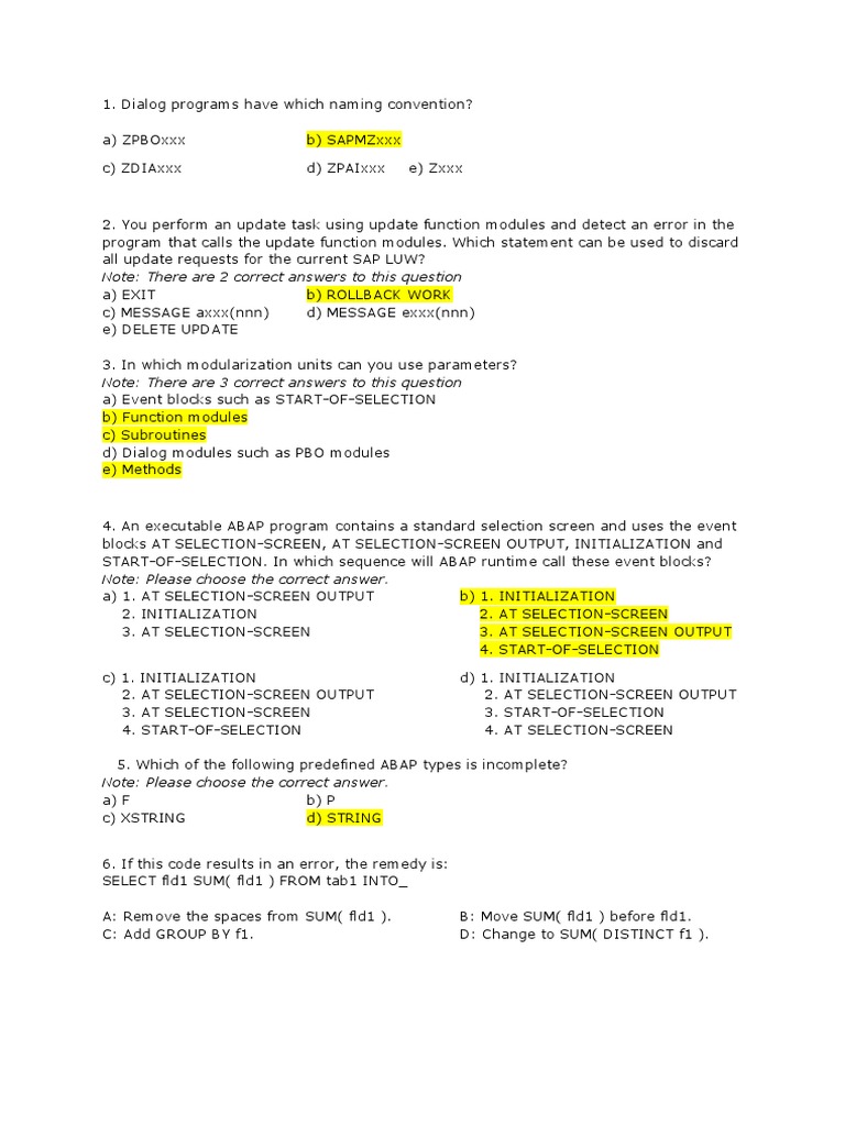 Interview Questions | PDF | Subroutine | Parameter (Computer Programming)