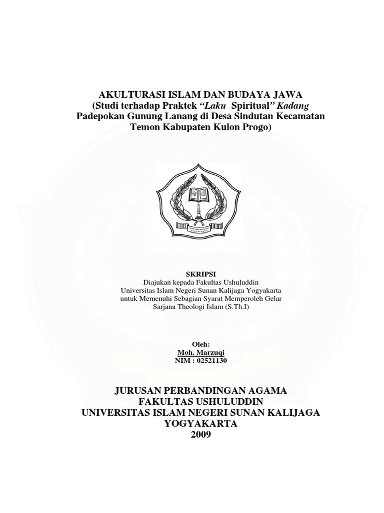 Akulturasi Islam Dan Budaya Jawa | PDF