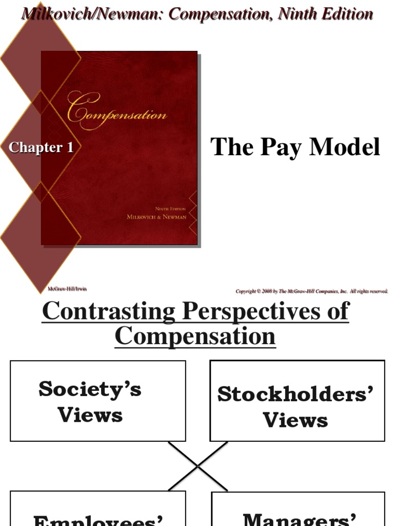 Compensation 9th Edition Chapter 1 | PDF | Incentive | Employment