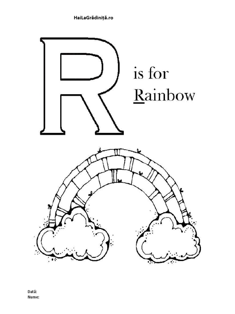 Fise Colorat Curcubeu PDF | PDF
