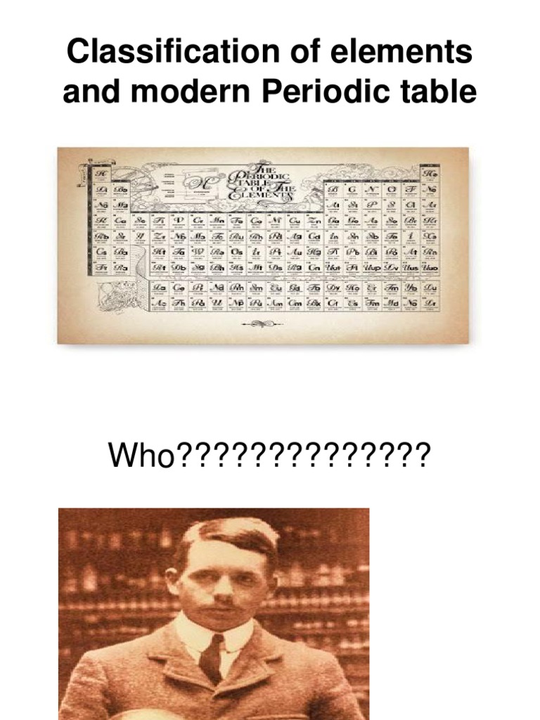 Chapter 3 Periodic Table | PDF