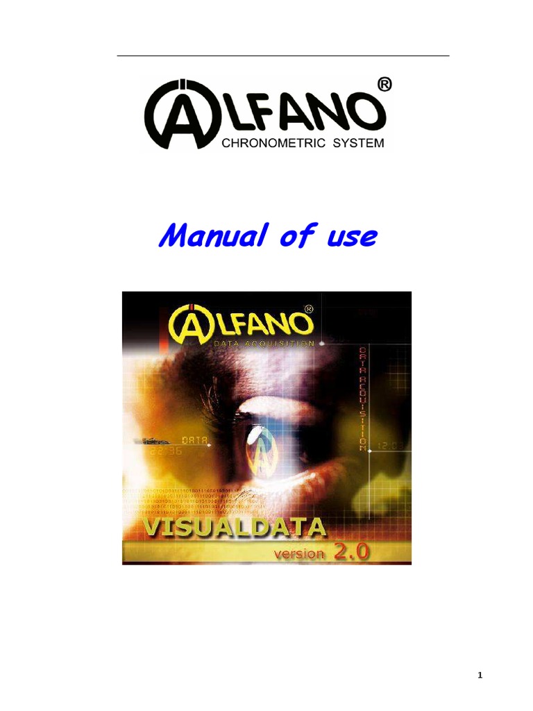 Alfano Visualdata Manual 2.0 en | PDF | Icon (Computing) | Computer File