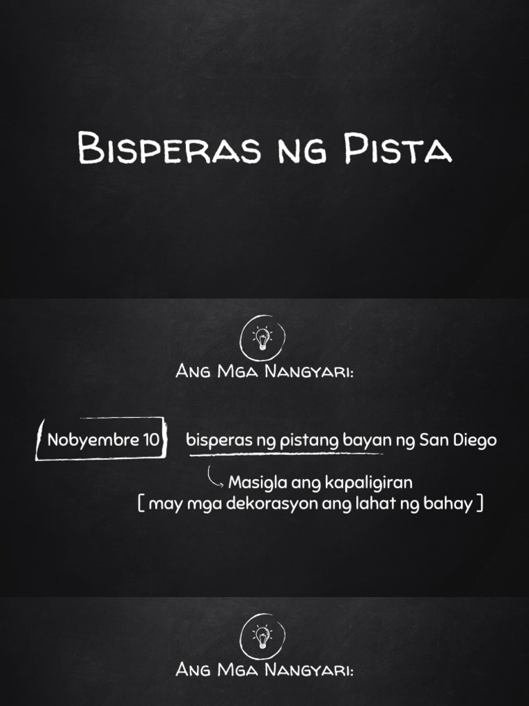 Bisperas NG Pista | PDF