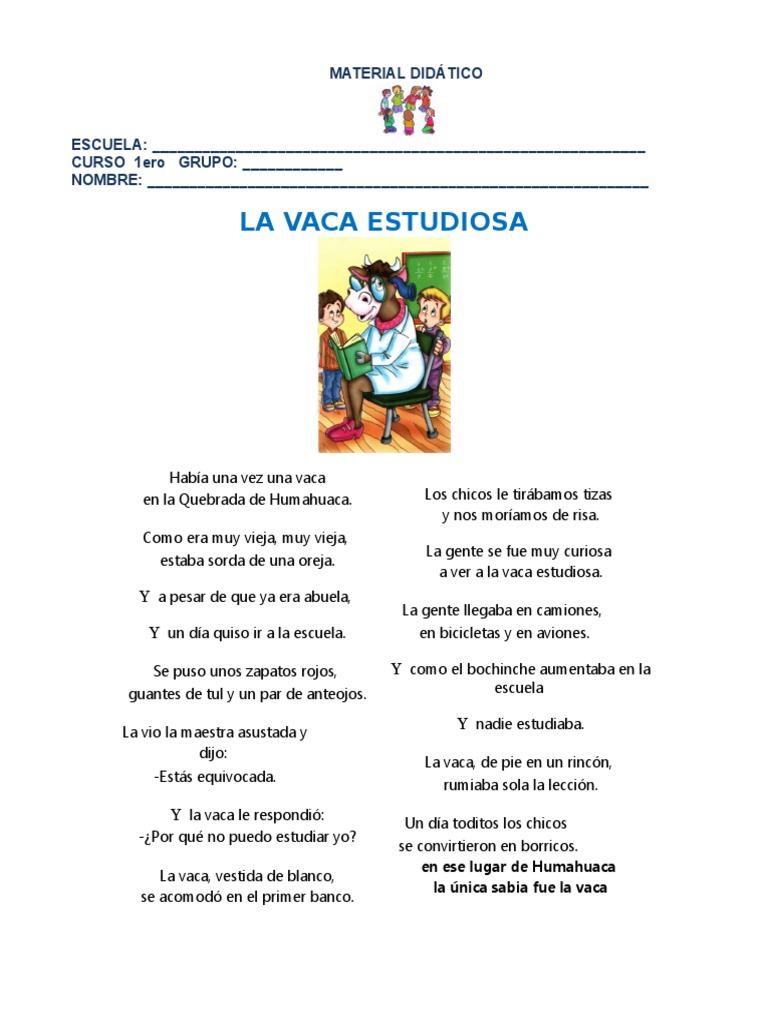 Art - La Vaca Estudiosa | PDF