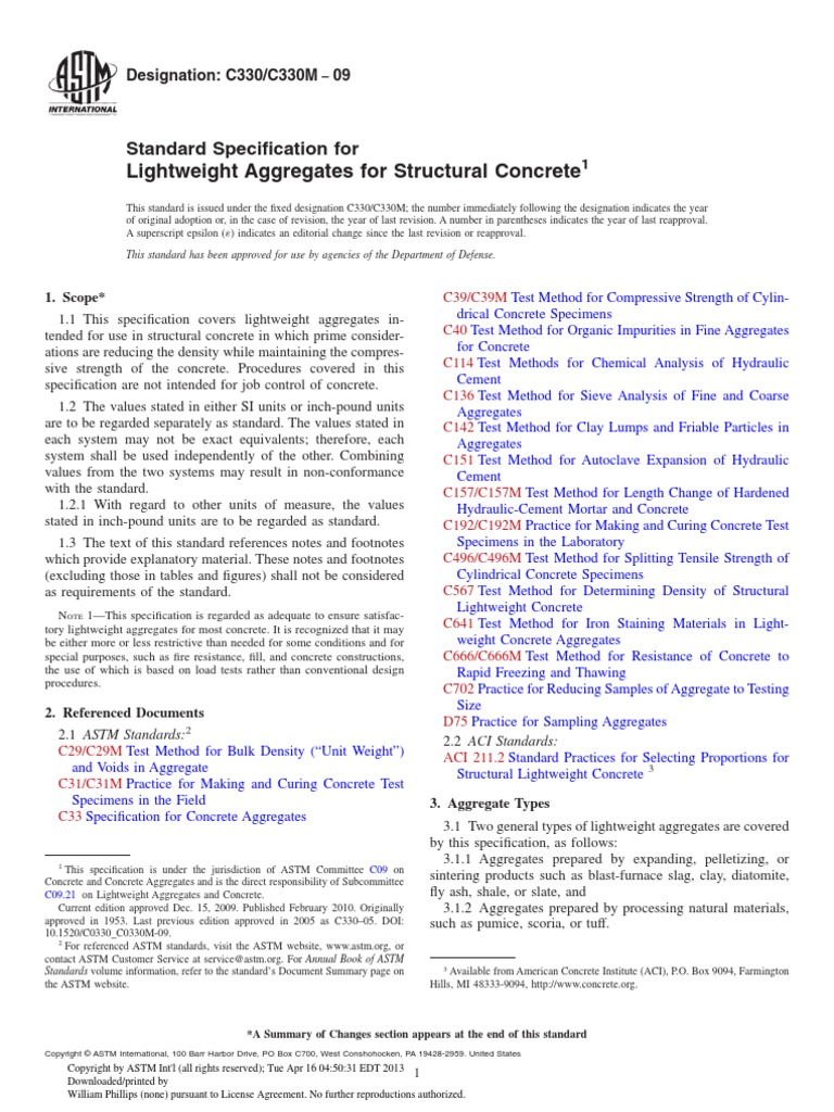 Astm | Construction Aggregate | Concrete