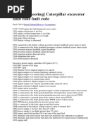 CATERPILLAR FAULT CODES.pdf | Automatic Transmission | Transmission ...
