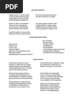 Mga Halimbawa NG Tula | PDF