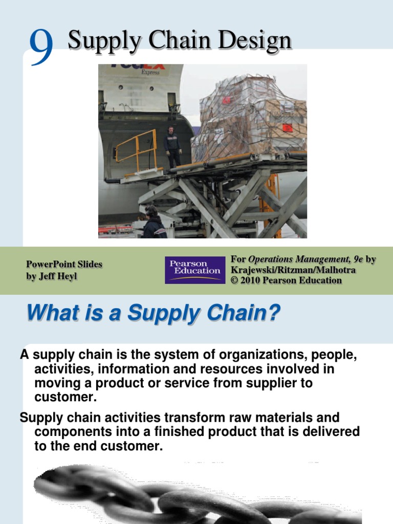 Ch-09 Supply Chain Design | PDF | Inventory | Supply Chain