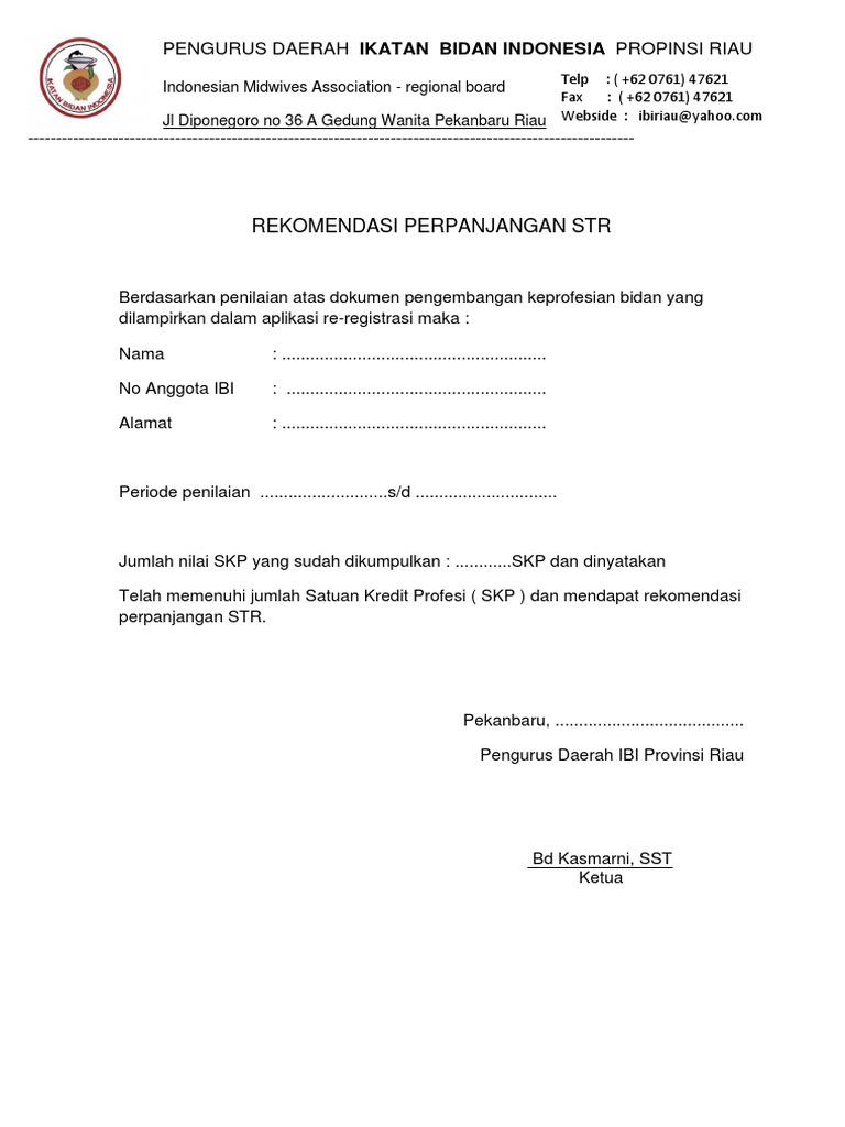 Form Rekom PD | PDF