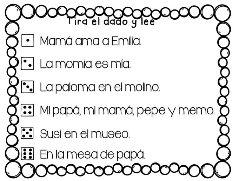 Tira El Dado y Lee | PDF