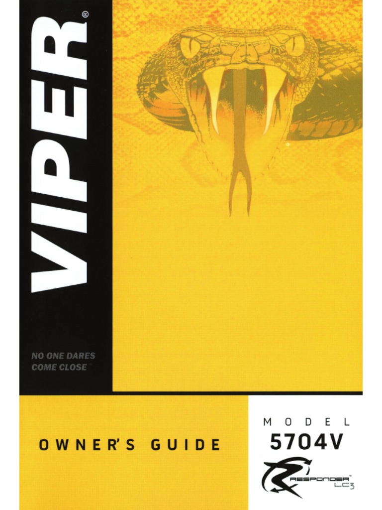 Viper Manual | PDF | Menu (Computing) | Electromagnetic Interference