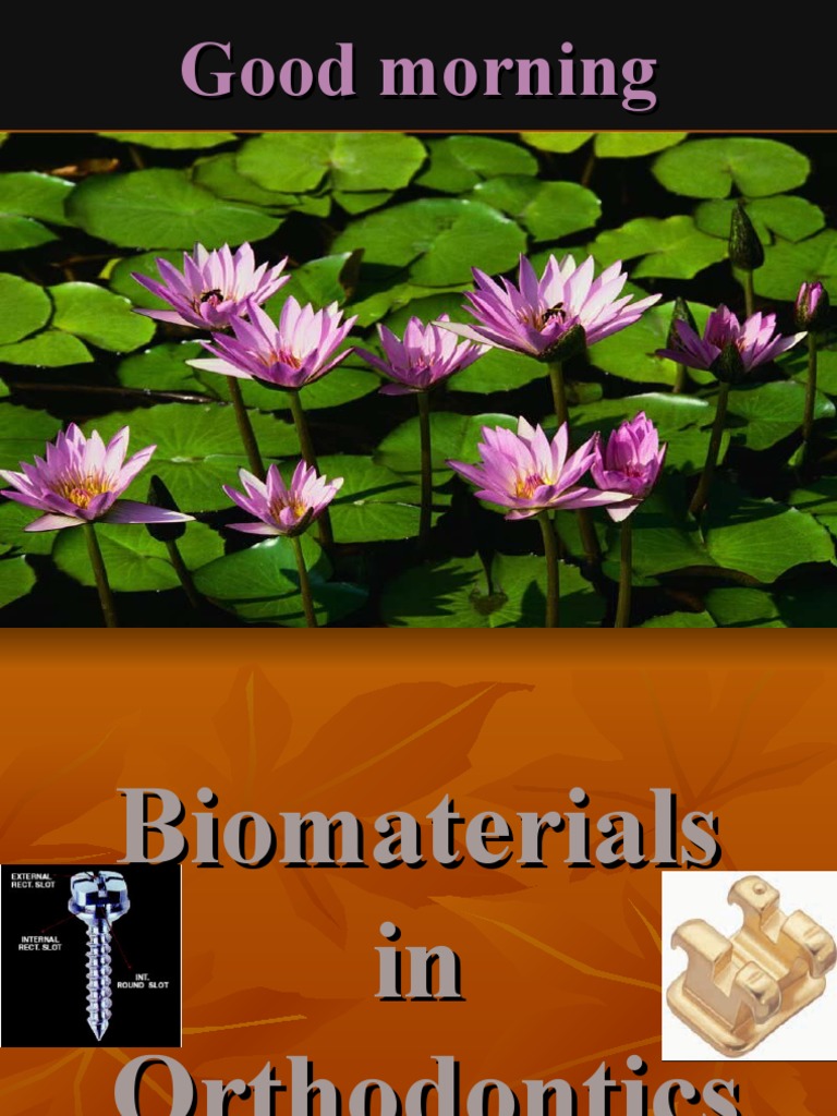 Biomaterials in Orthodontic | PDF | Shape Memory Alloy | Steel