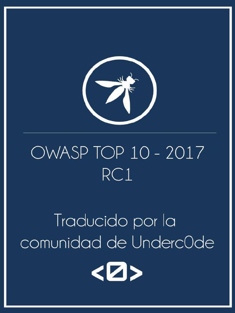 Owasp t10 - Rc1 - Underc0de | PDF | Script Java | Contraseña
