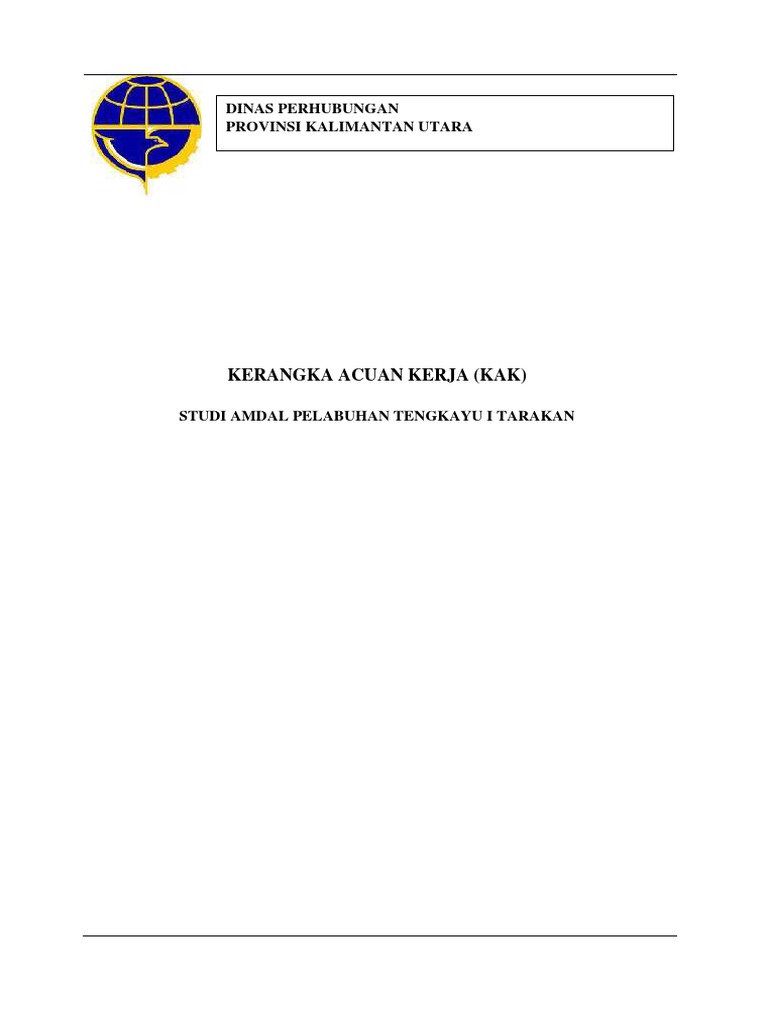 Kak Amdal Pelabuhan Tengkayu I 2017 | PDF
