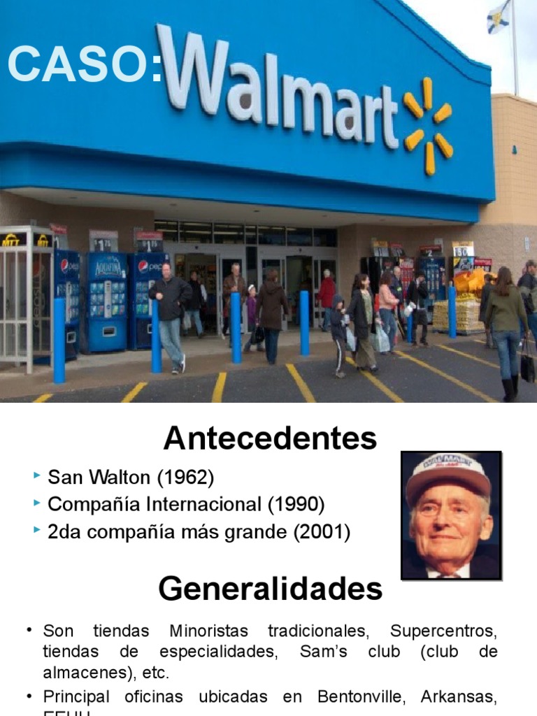 Caso Walmart | Walmart | Logística | Prueba gratuita de 30 días | Scribd