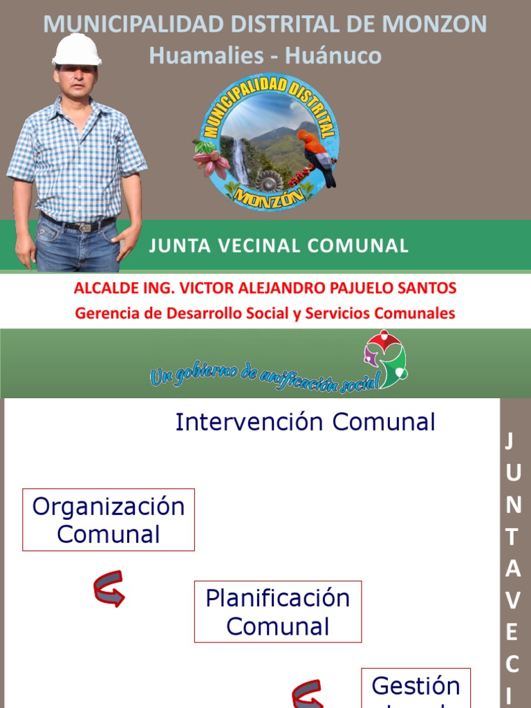 Junta Vecinal Comunal | PDF | Liderazgo | Alcalde