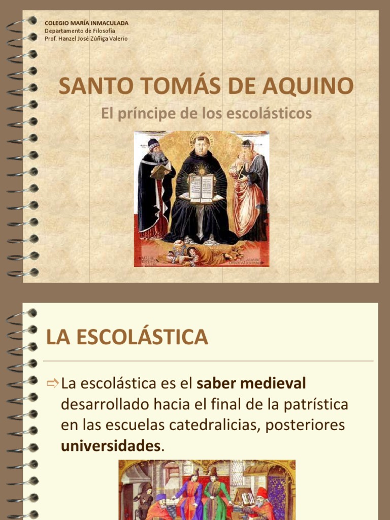 Santo Tomás de Aquino | PDF | Tomás de Aquino | Existencia
