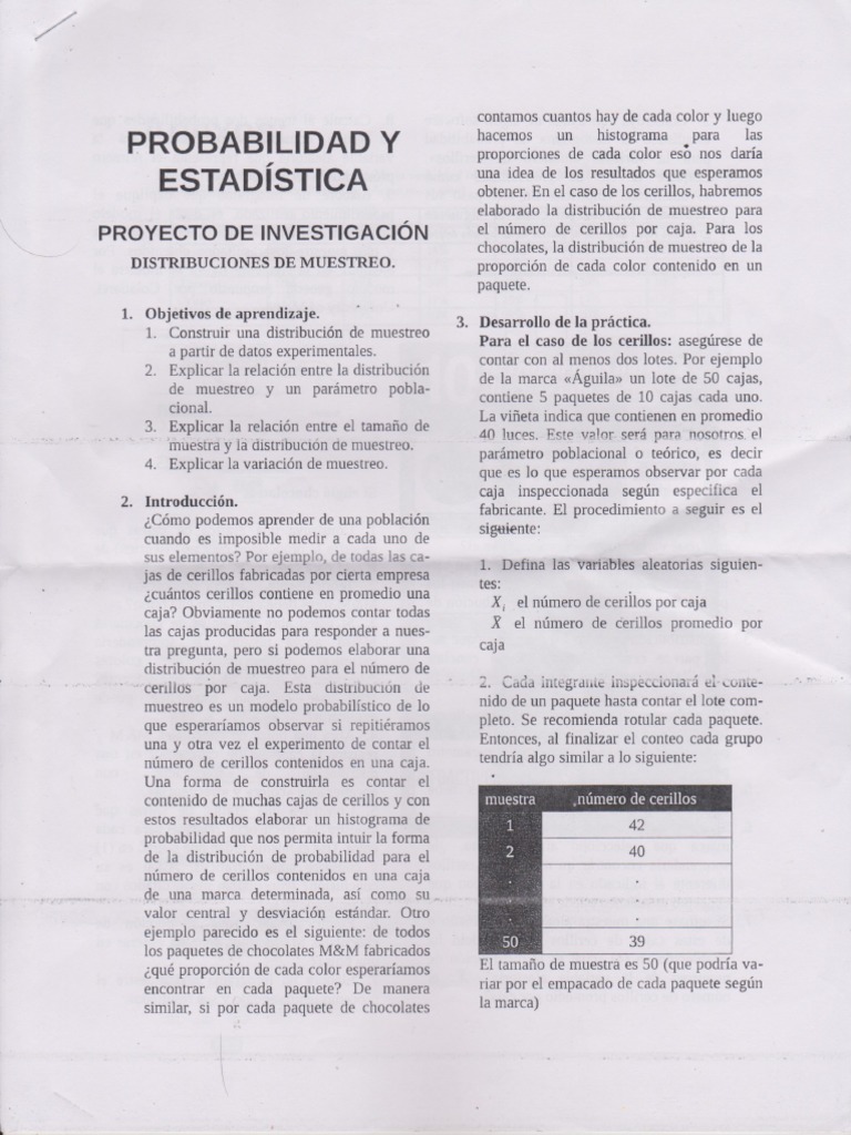 Guia de Tarea Ex Aula PYE 115 UES FIA | PDF