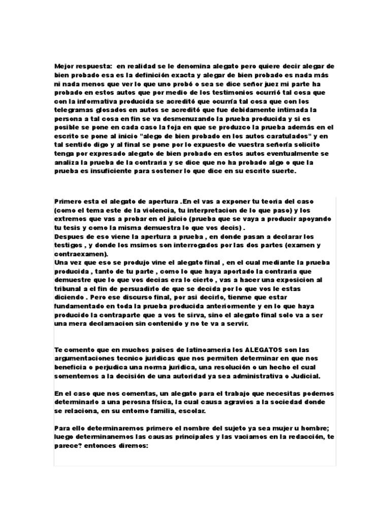 Alegatos Mercantil | PDF | Demanda judicial | Caso de ley Alegatos Mercantil | PDF | Demanda judicial | Caso de ley