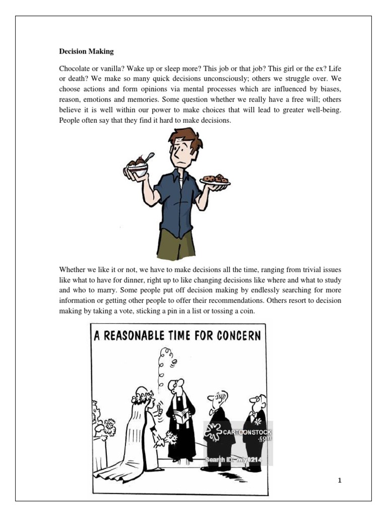 Problem Solving and Decision Making Techniques PDF | PDF ...