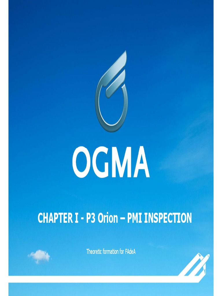 Chapter I - p3 Pmi Inspection | PDF | Aircraft | Aviation