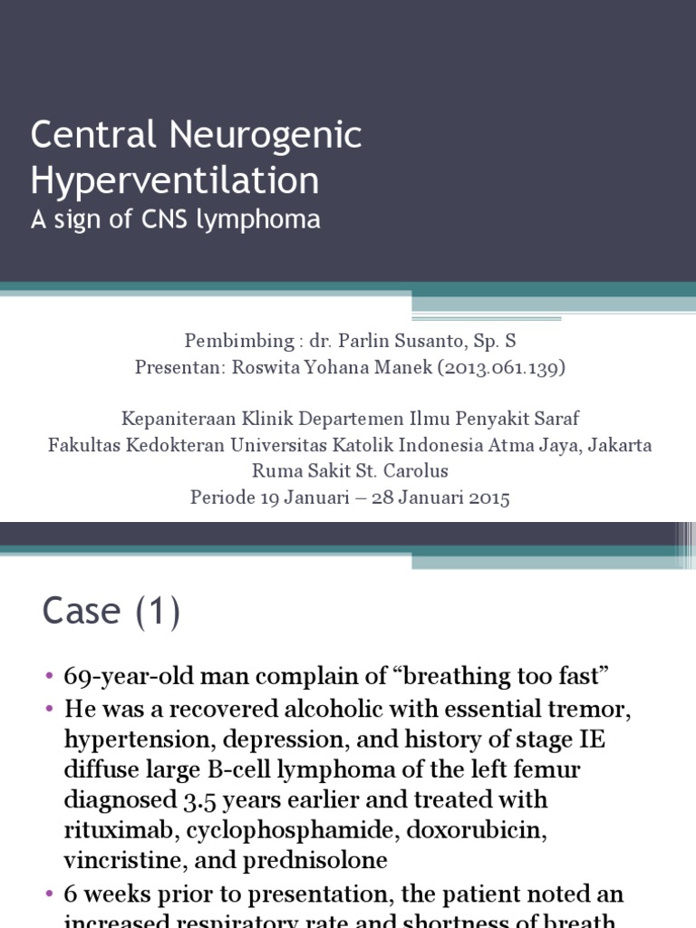CNS Lymphoma and Hyperventilation | PDF | Medical Specialties | Clinical Medicine