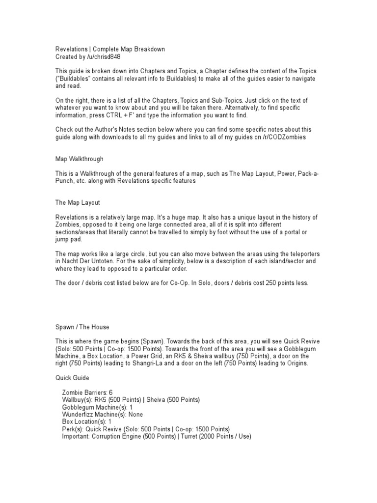 Revelations Guide | PDF | Cipher | Leisure