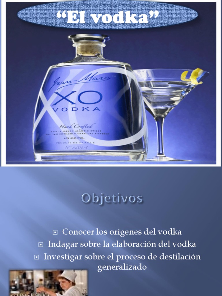 Presentacion Del Vodka | PDF | Vodka | Destilación