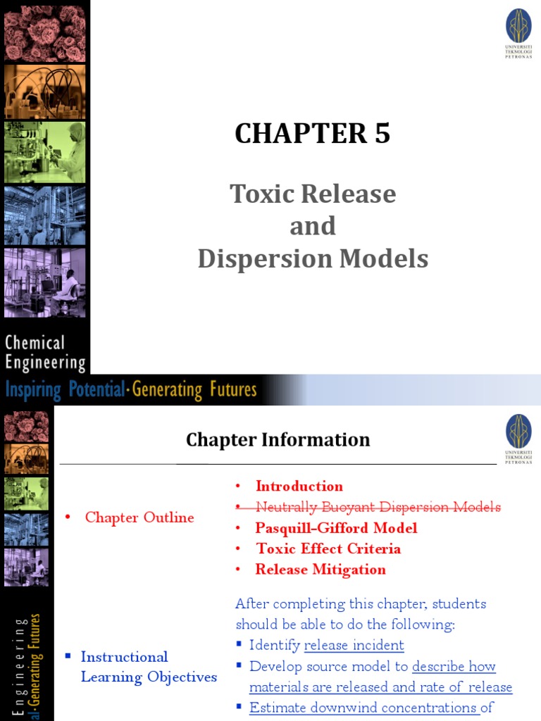 Toxic Release and Dispersion Model | PDF | Emergency Management ...