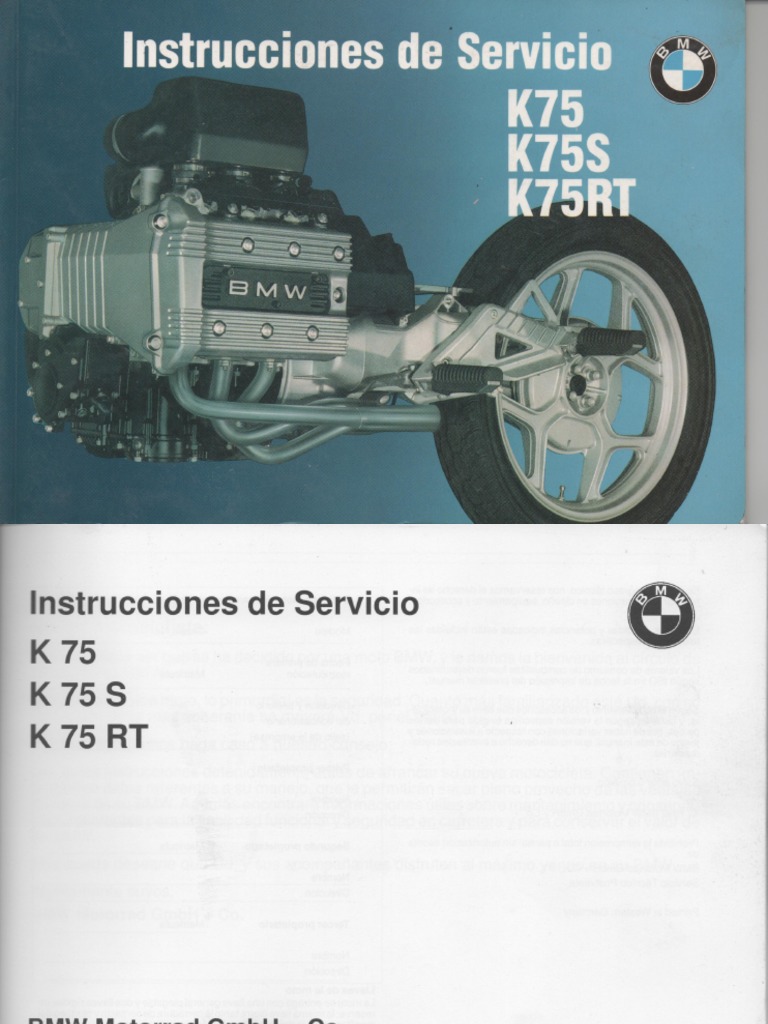 Manual Servicio BMW K75 PDF | PDF