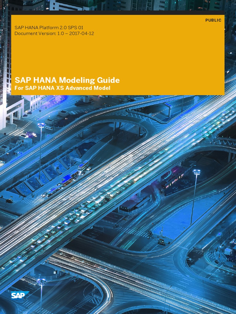SAP HANA Modeling Guide For SAP HANA XS Advanced Model en | PDF ...