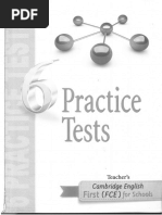Fce Booklet 2022 - Mock Tests Cambridge 1 PDF | PDF