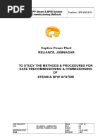 Steam Blowing Procedure | PDF | Boiler | Steam