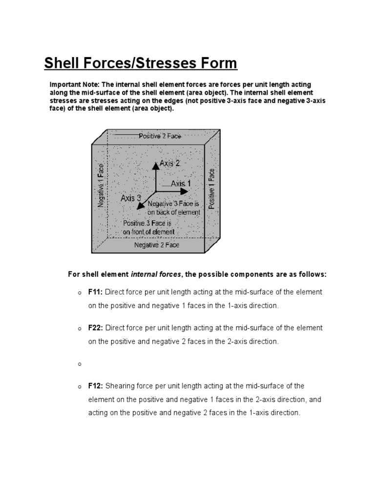 Shell | PDF | Stress (Mechanics) | Shear Stress