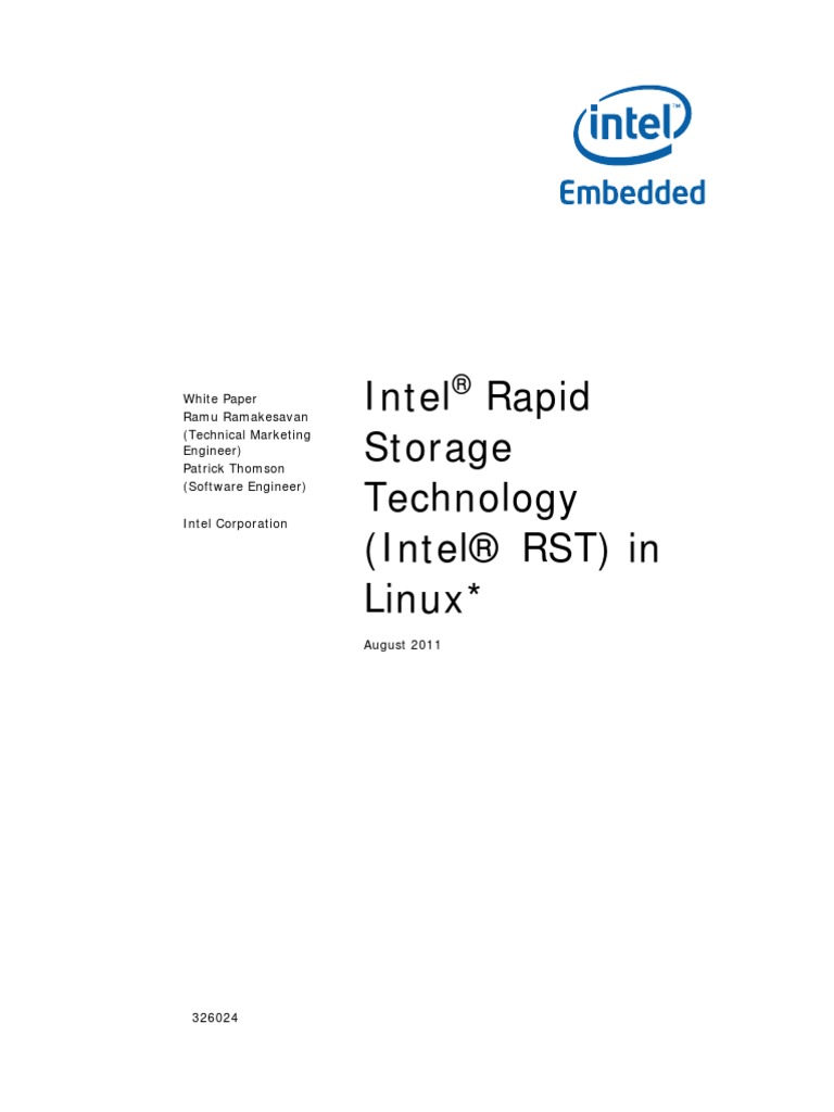 RST Linux Paper | PDF | Computer Architecture | Computing