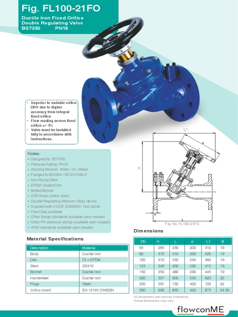 FlowconME Valves Catalogue 14 | PDF