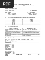 Noon Report | PDF | Port | Ships