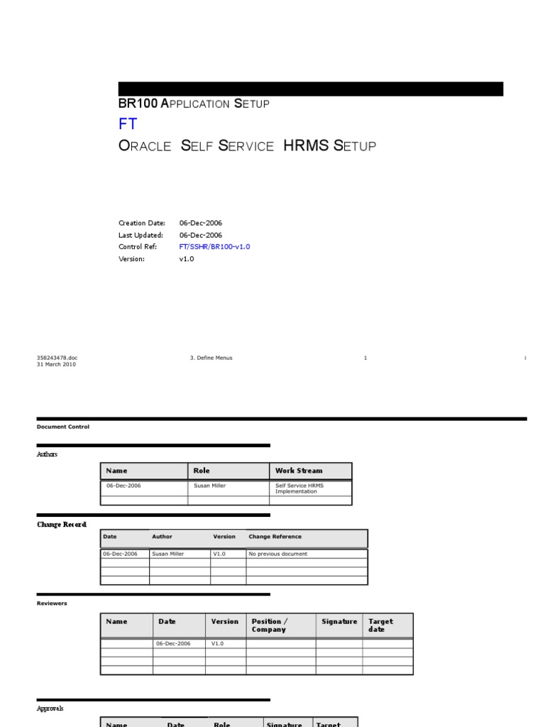 BR100 FT SSHR Setup v1.0 | PDF | Menu (Computing) | Tab (Gui)