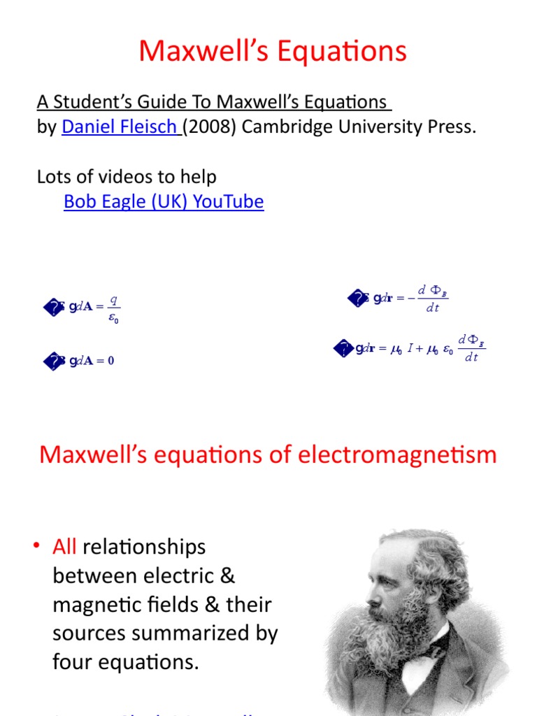 Maxwell's Equations | PDF | Maxwell's Equations | Flux