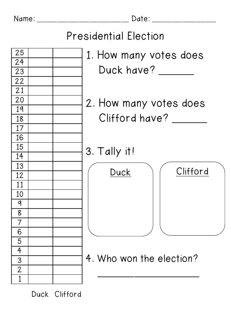 Election Day Math | PDF