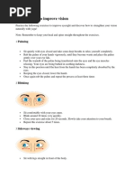 DR Bates Eye Exercise | PDF
