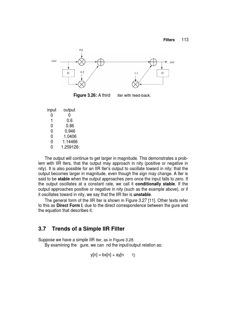3.7 Trends of A Simple IIR Filter | PDF | Digital Signal Processing ...