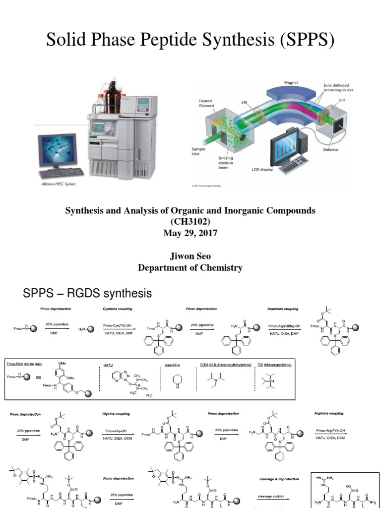 합성화학실험 SPPS Lecture | PDF