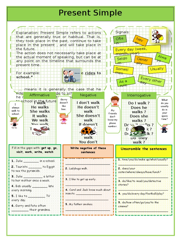 4826 Present Simple | Grammar | Syntax