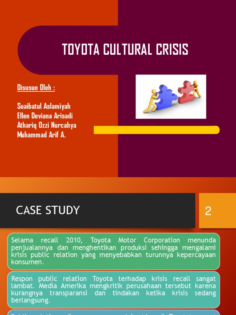 Toyota Case Study Recall Crisis | PDF